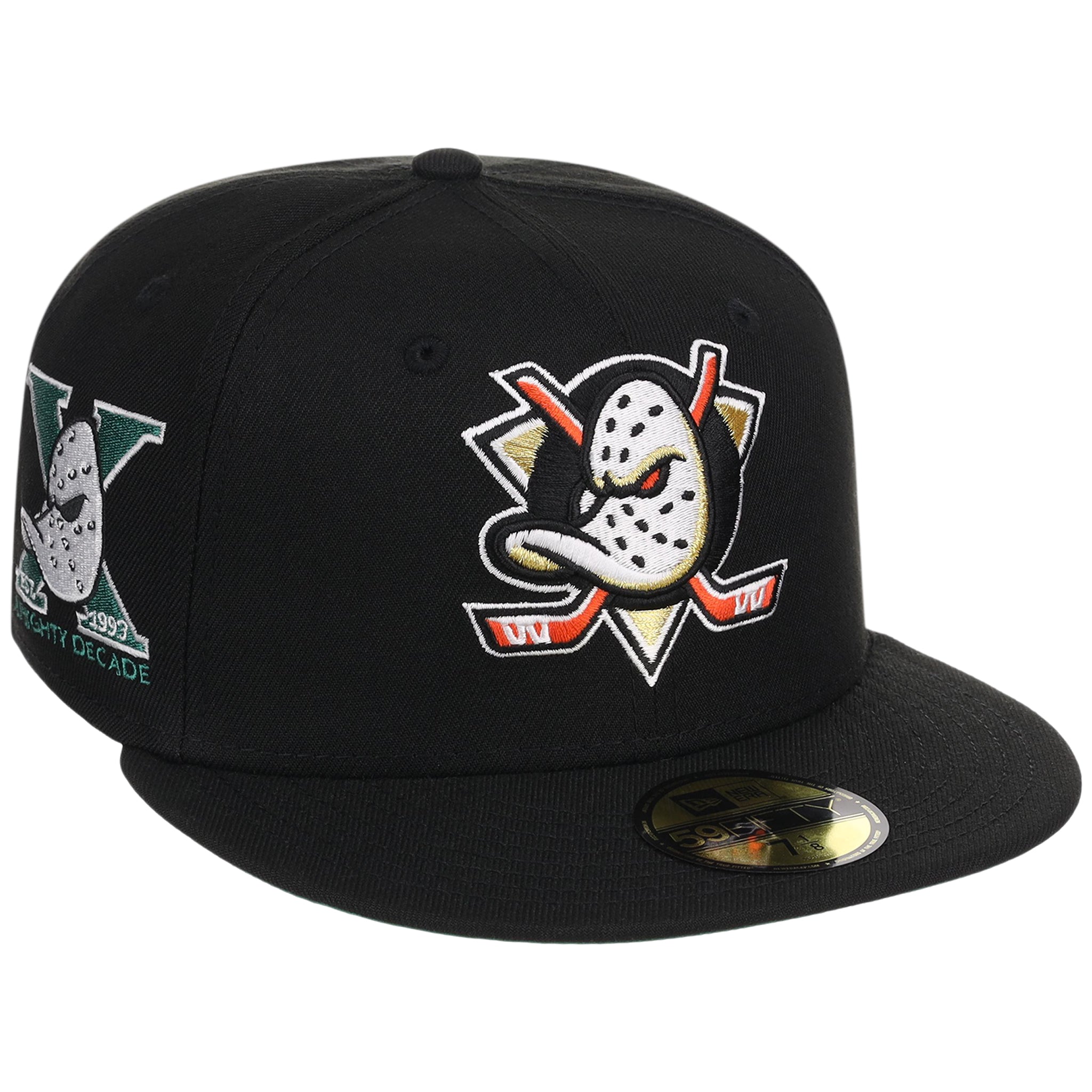 Anaheim Ducks NHL Black Dome New Era 59FIFTY – LidsHatDrop
