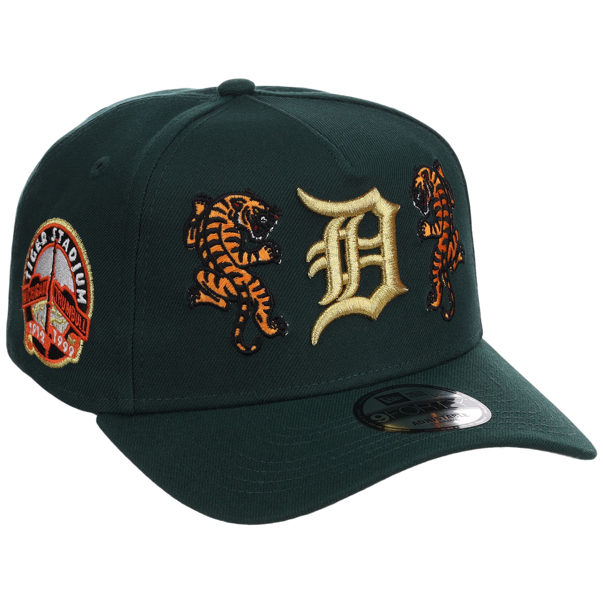 Detroit Tigers Detroit Crown the City 'Double Tiger' - Dark Green 9FOR ...