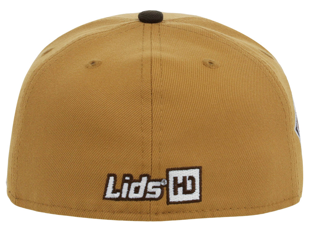 Lids Hat Drop Branded HD Fitted Cap - Tan/Brown/Grey – LidsHatDrop